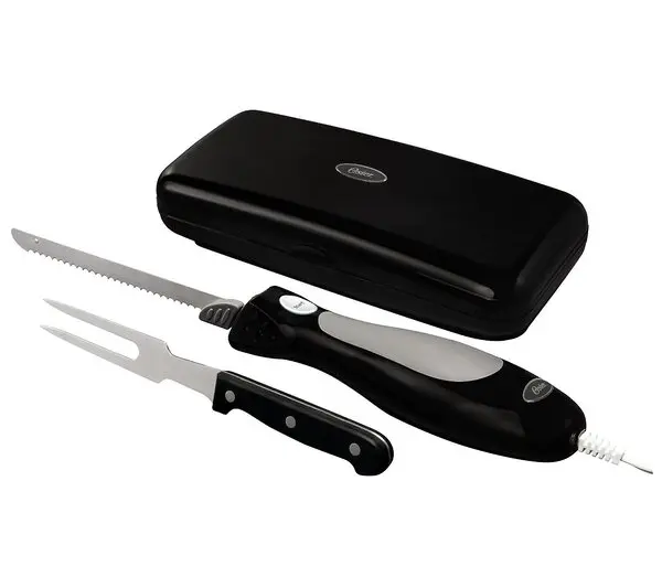 OSTER Electric Knife With Carving Fork And Stor Ge Case - One-color