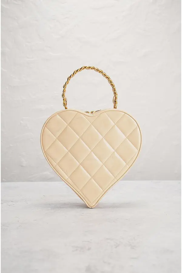 Chanel 1994 Patent Heart Vanity Bag