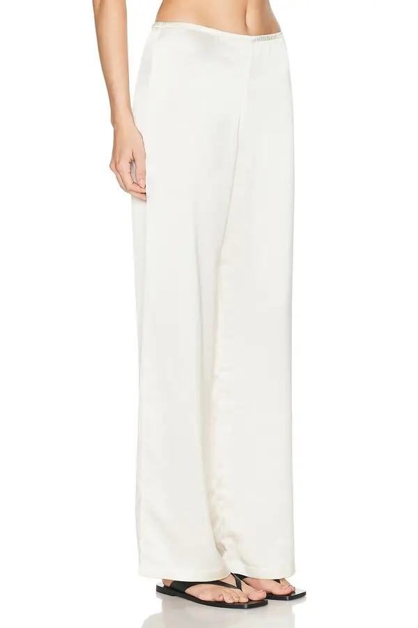 LESET Barb Wide-leg Pant - Creme