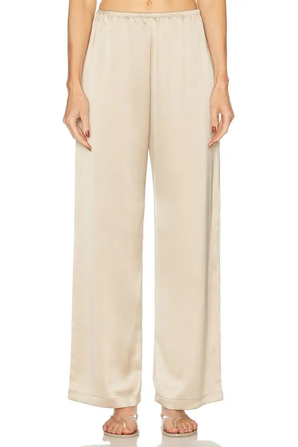 LESET Barb Wide Leg Pant - Sand