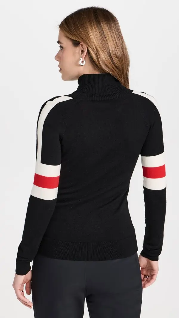 Perfect Moment Neve Wool Sweater - Black