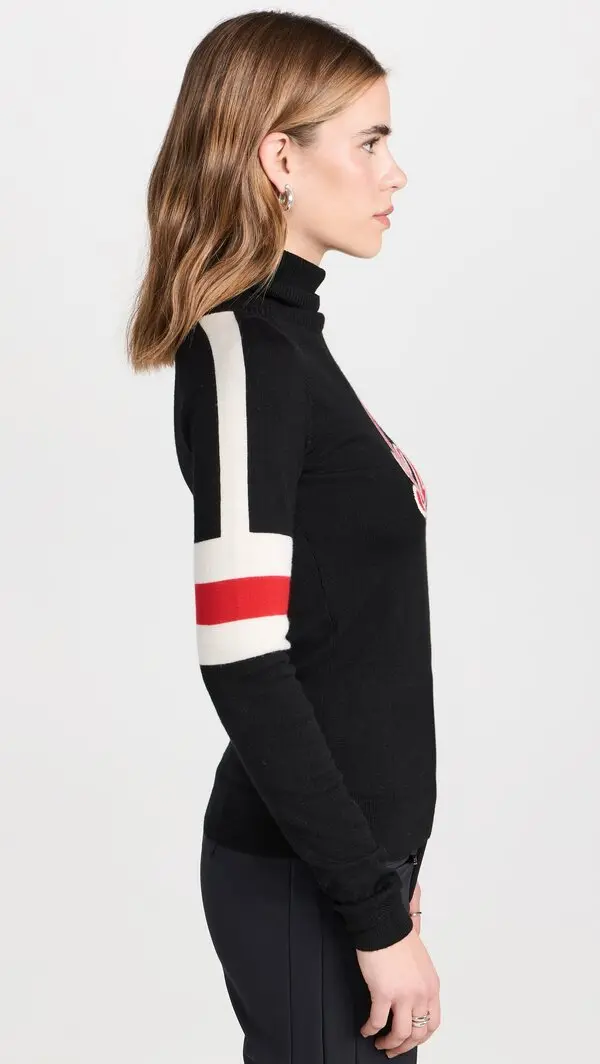 Perfect Moment Neve Wool Sweater - Black