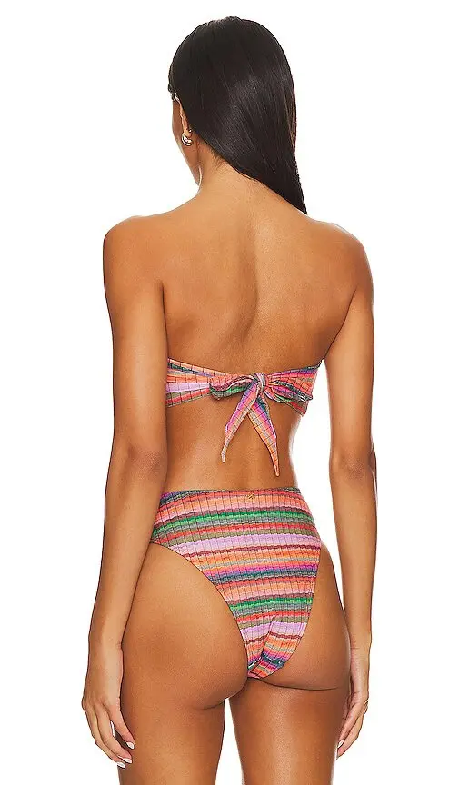 PQ SWIM Detail Bandeau Bikini Top - Jetty Stripe