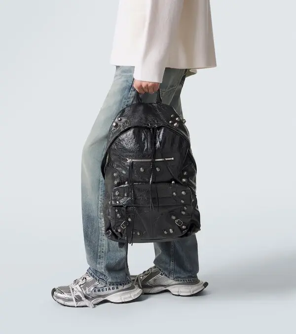 Balenciaga Le Cagole Leather Backpack