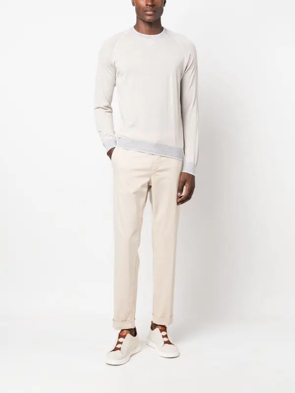 Eleventy Round-neck Wool Jumper