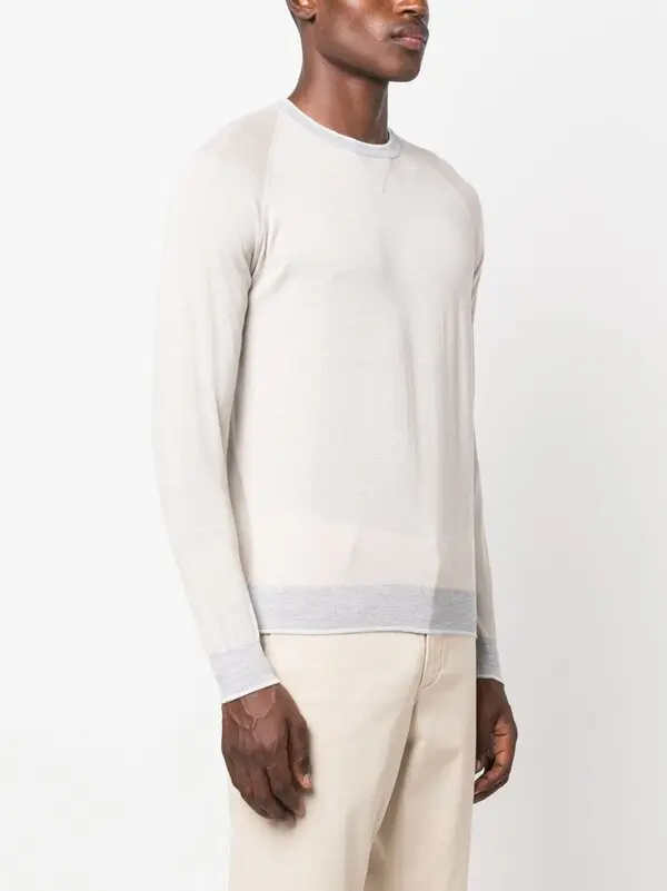 Eleventy Round-neck Wool Jumper
