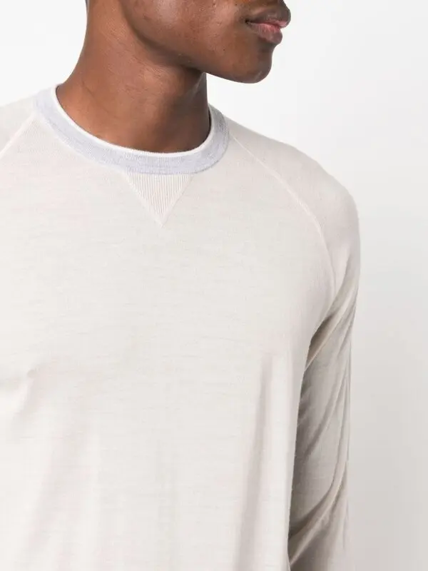 Eleventy Round-neck Wool Jumper