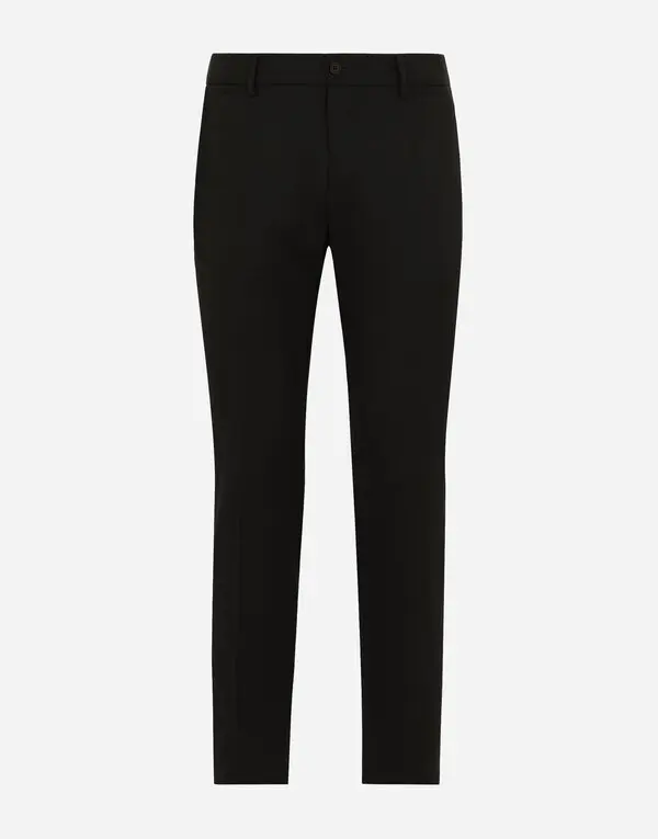 Dolce & Gabbana Tailored Stretch Wool Twill Pants