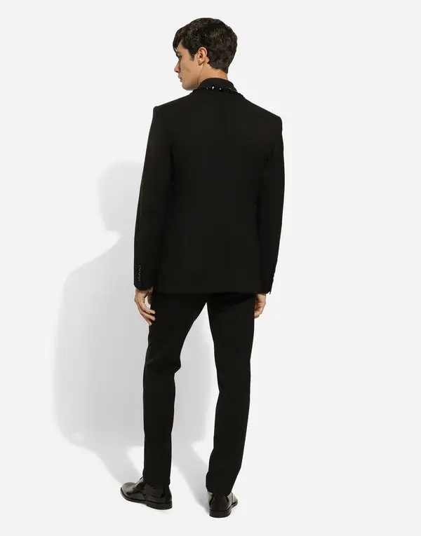 Dolce & Gabbana Tailored Stretch Wool Twill Pants