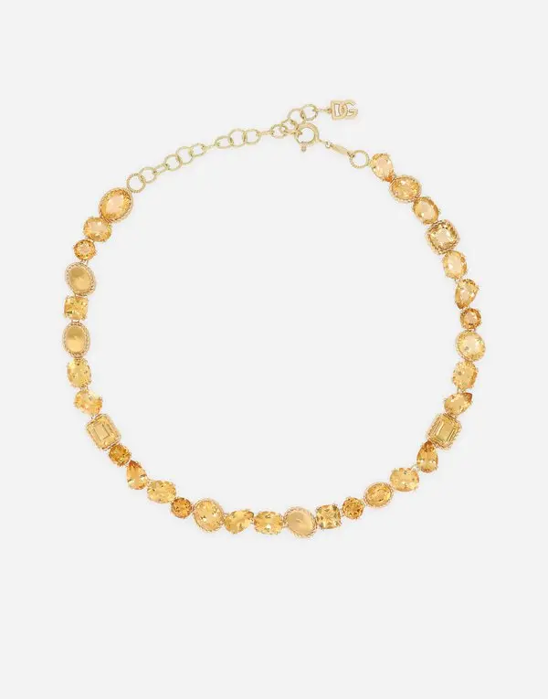 Dolce & Gabbana Citrine Necklace - Gold