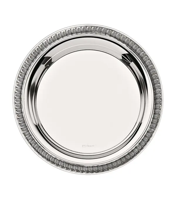 Christofle Malmaison Bottle Coaster - Silver