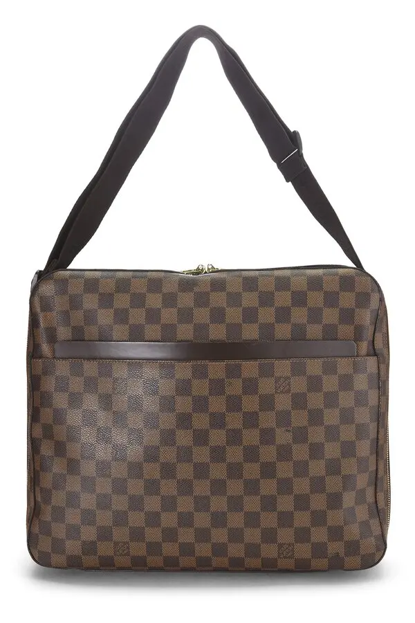 LOUIS VUITTON Damier Ebene Dorsoduro Travel Bag