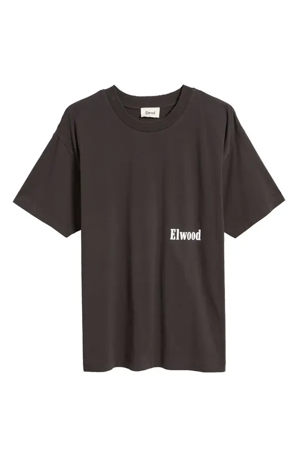 ELWOOD Logo Cotton Graphic T-shirt