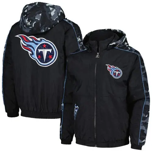 STARTER Tennessee Titans Thursday Night Gridiron Full-zip Hoodie