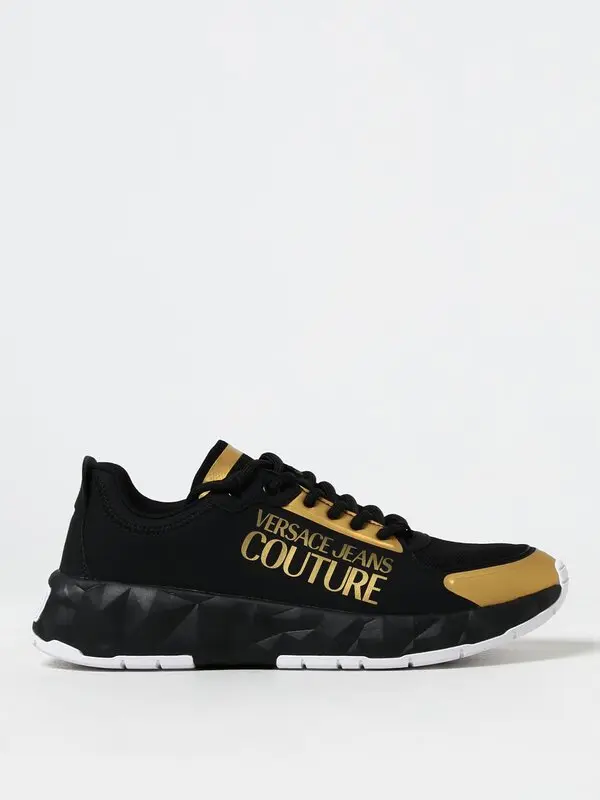 Versace And Gold Sneakers