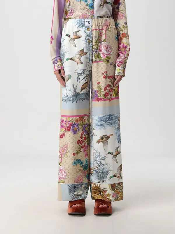 Vivetta Printed Wide Leg Pants - Multicolor