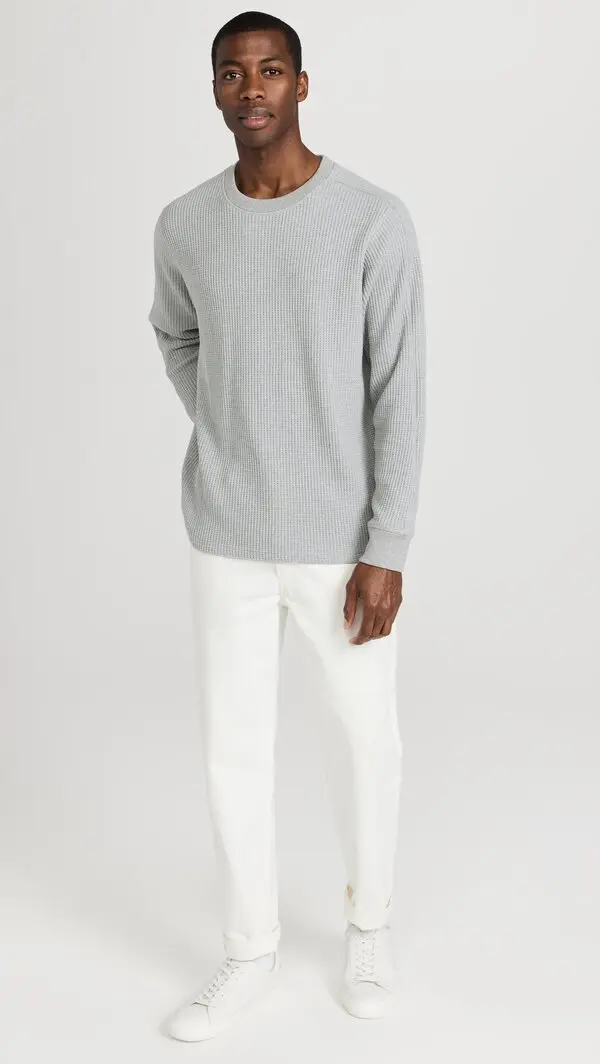 Rails Waffle Knit Long Sleeve Tee