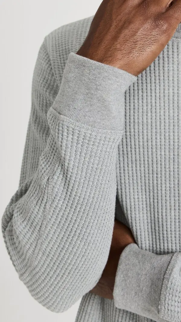 Rails Waffle Knit Long Sleeve Tee