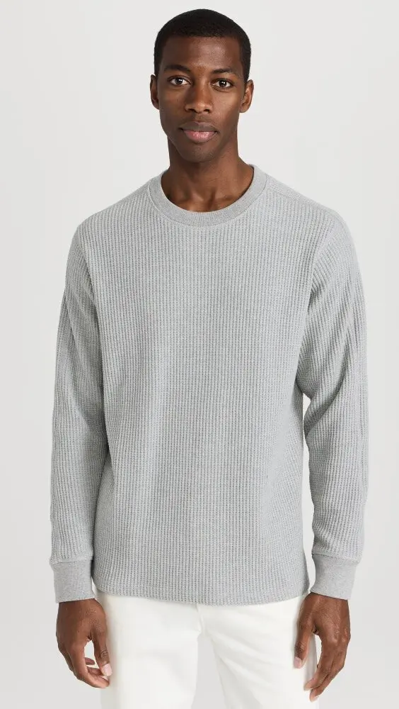 Rails Waffle Knit Long Sleeve Tee