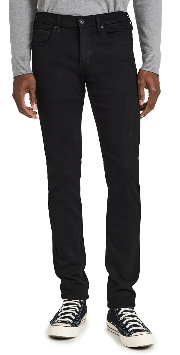 Paige Lennox Transcend Slim Jeans - Black Shadow