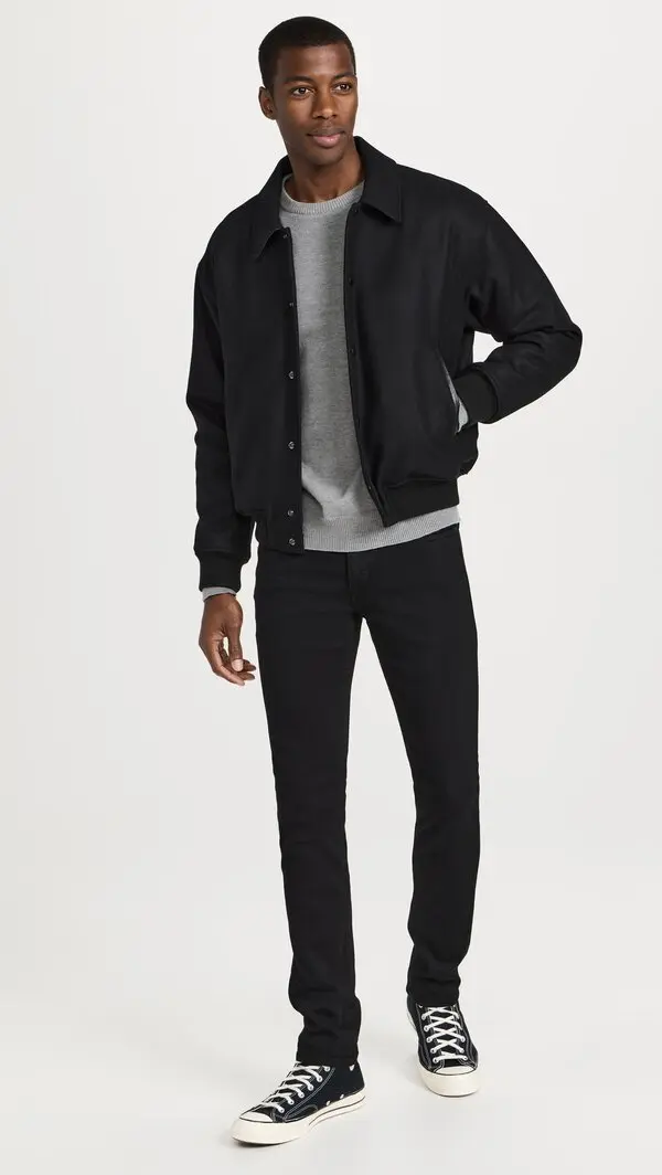 Paige Lennox Transcend Slim Jeans - Black Shadow
