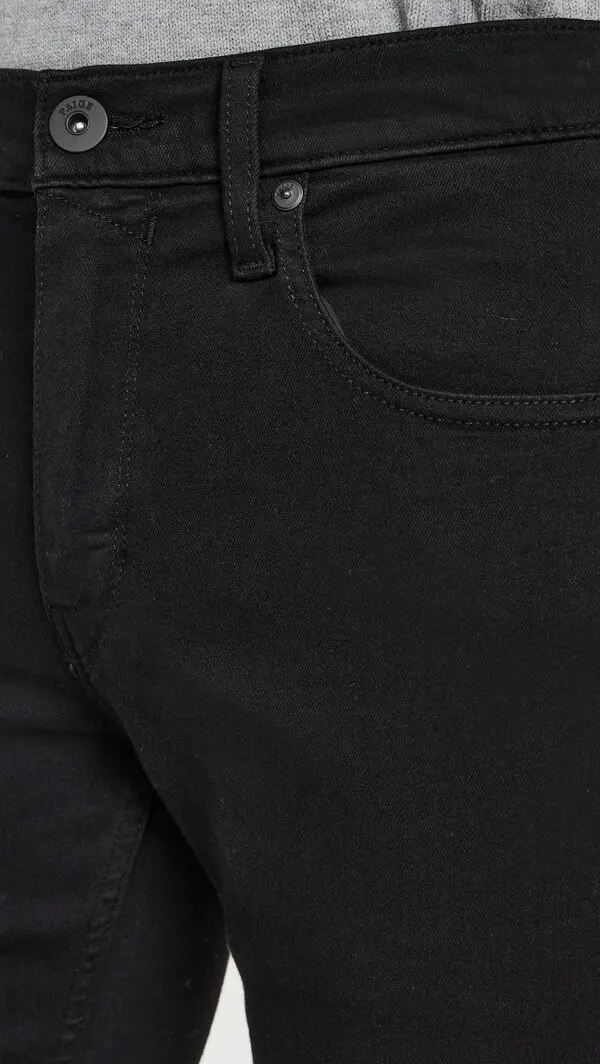 Paige Lennox Transcend Slim Jeans - Black Shadow