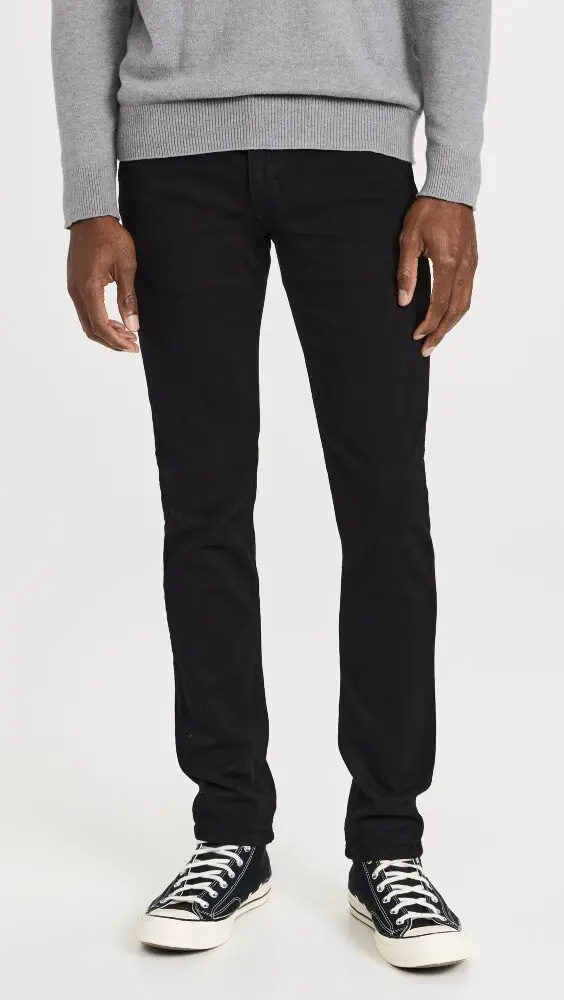 Paige Lennox Transcend Slim Jeans - Black Shadow