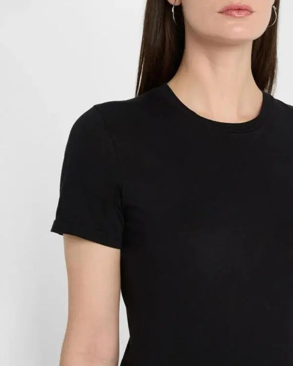 NILI LOTAN Mariela Crewneck T-shirt - Jet Black