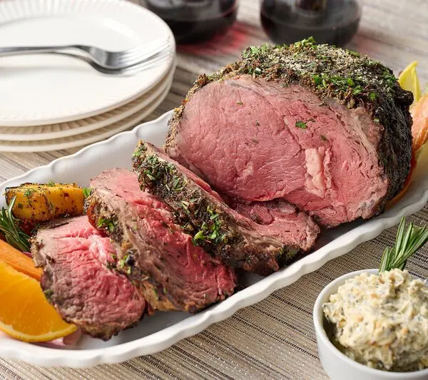 RASTELLI'S 5-lb Black Angus Prime Rib W/ 1-lb Butter - One-color
