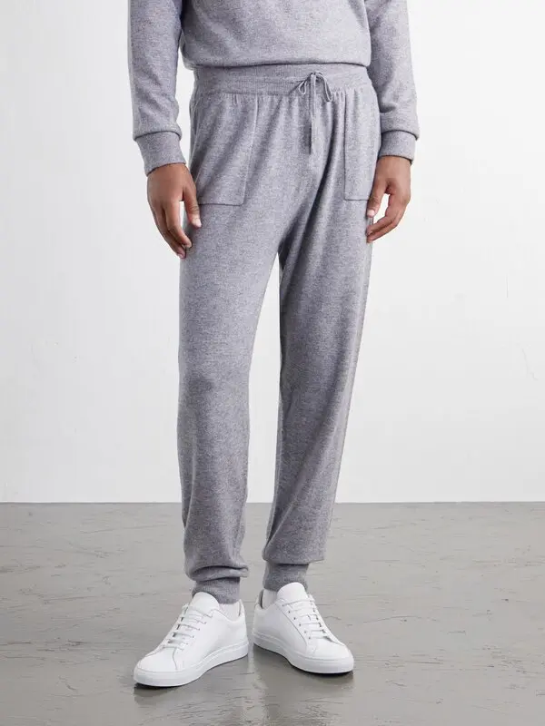 Mr P. Wool And Cashmere-blend Sweatpants - Gray