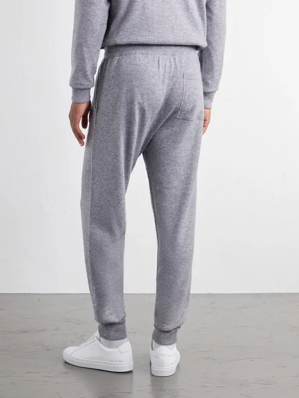 Mr P. Wool And Cashmere-blend Sweatpants - Gray