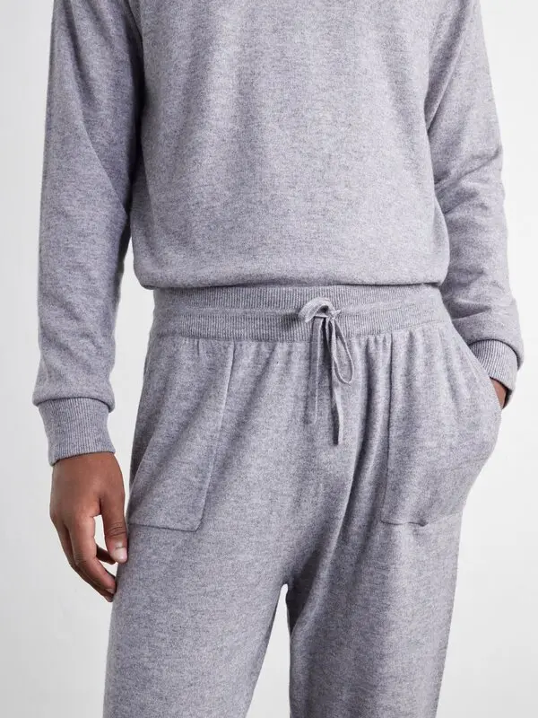 Mr P. Wool And Cashmere-blend Sweatpants - Gray
