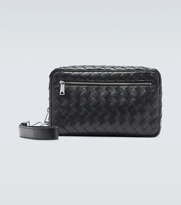 Bottega Veneta Intrecciato Leather Wallet - Black