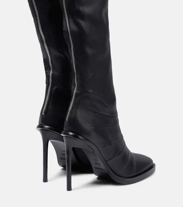 ANN DEMEULEMEESTER Adna Over-the-knee Leather Boots