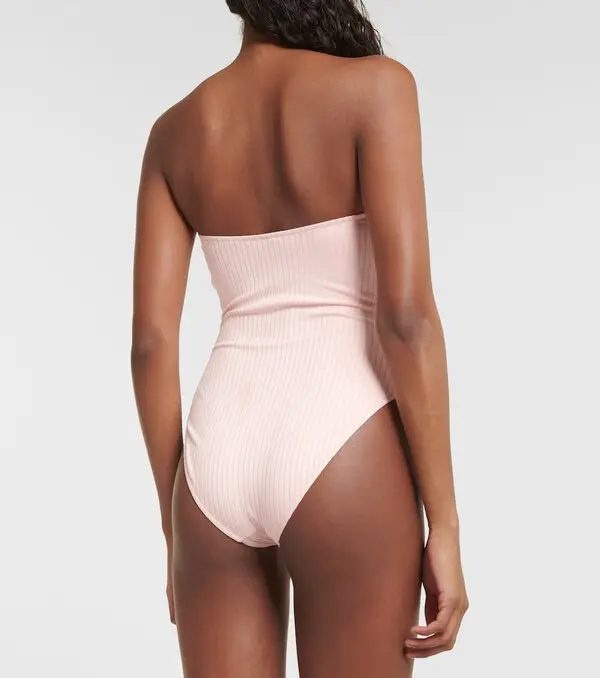 Melissa Odabash Barbuda Strapless Swimsuit - Pink