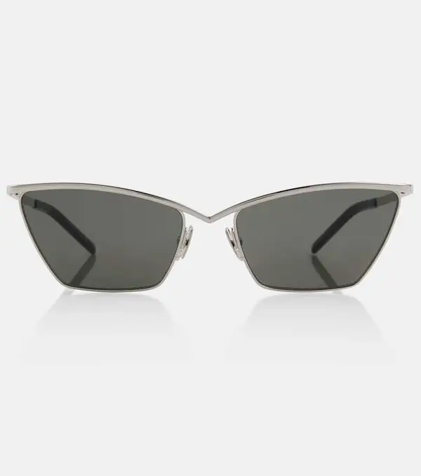 Saint Laurent Sl 637 Cat-Eye Sunglasses - Silver | Editorialist