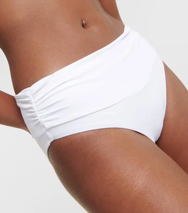 Melissa Odabash Bel Air Low-rise Bikini Bottom - White
