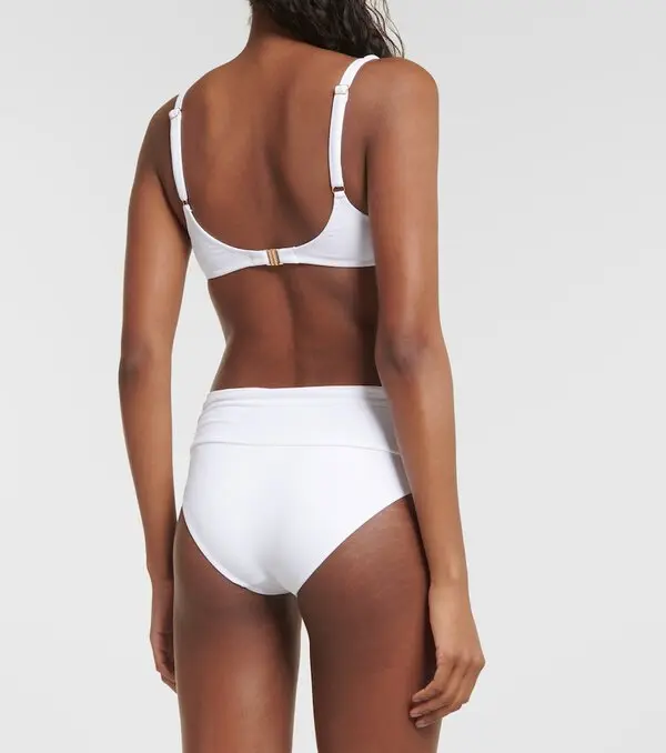 Melissa Odabash Bel Air Low-rise Bikini Bottom - White