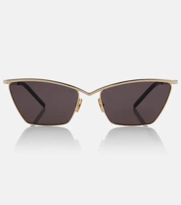 Saint Laurent Sl 637 Cat-eye Sunglasses - Gold