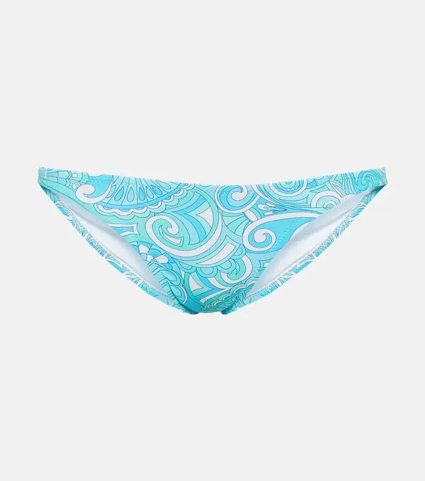 Melissa Odabash Alba Low-rise Bikini Bottom - Blue