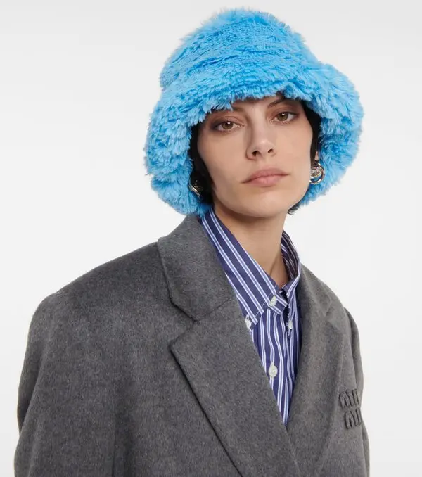 Ruslan Baginskiy Teddy Bucket Hat - Blue