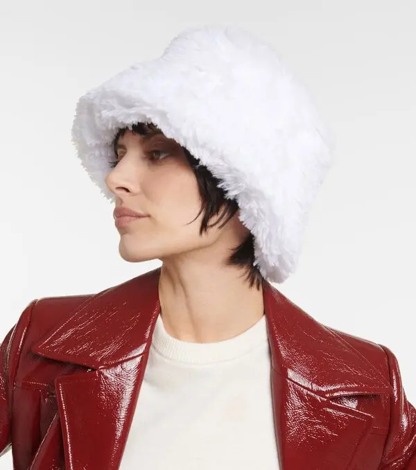 Ruslan Baginskiy Teddy Bucket Hat - White