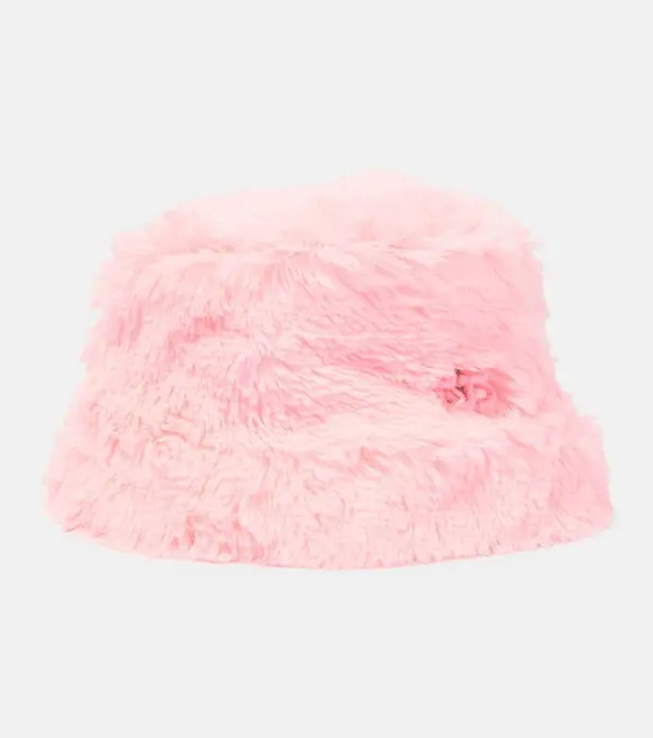 Ruslan Baginskiy Faux Fur Bucket Hat - Pink