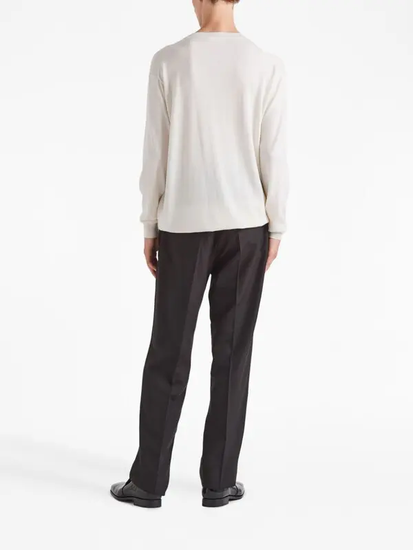Prada V-neck Cashmere Jumper