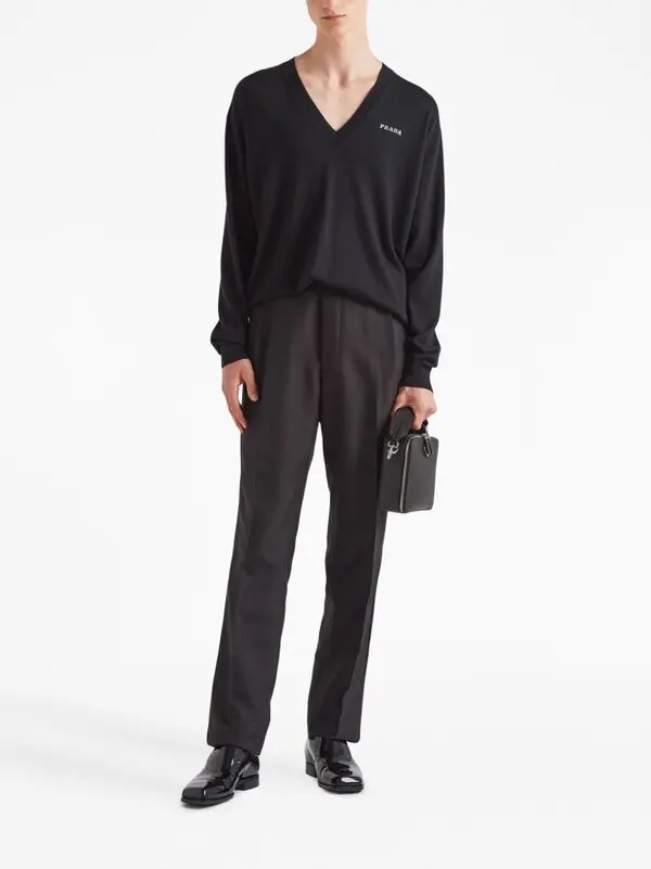 Prada V-neck Cashmere Jumper