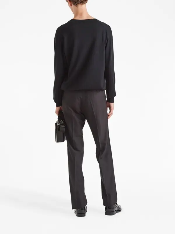 Prada V-neck Cashmere Jumper