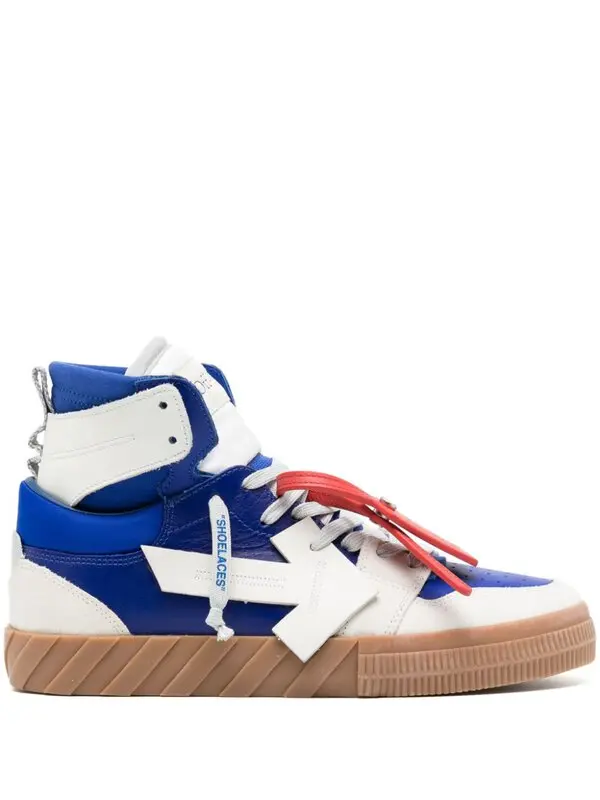 Off-White Floating Arrow High-top Sneakers - Blue