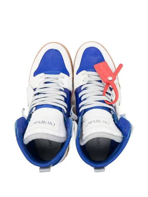 Off-White Floating Arrow High-top Sneakers - Blue