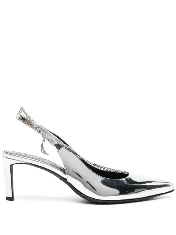 Zadig&Voltaire 68mm First Night Court Leather Pumps
