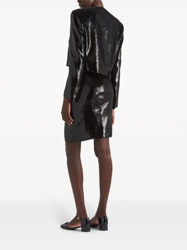Prada Sequinned Pencil Skirt